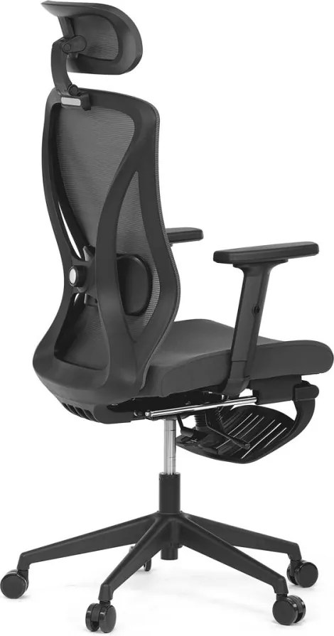 Kancelářská židle KA-S257 GREY, synchronní mechanismus, šedá síťovina (62 x 72) cm
