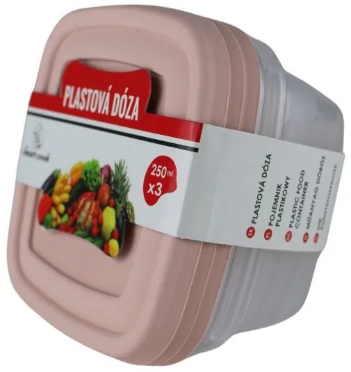 Smartcook Plastová dóza 3x250ml