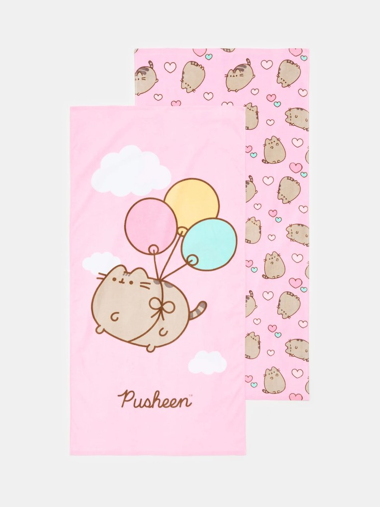 Sinsay - Ručník Pusheen the Cat - růžová