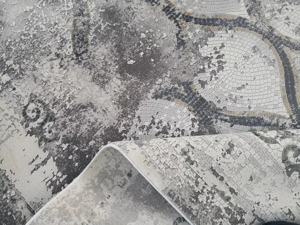 Berfin Dywany, Kusový koberec Creante 19148 Grey, 200x290, šedá, obývací pokoj