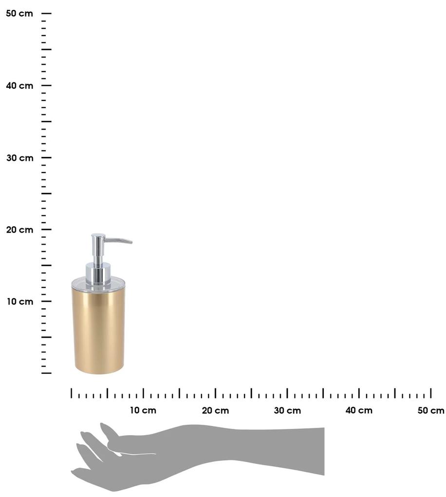 Dávkovač mýdla Gautier, zlatá/s chromovými prvky, 330 ml