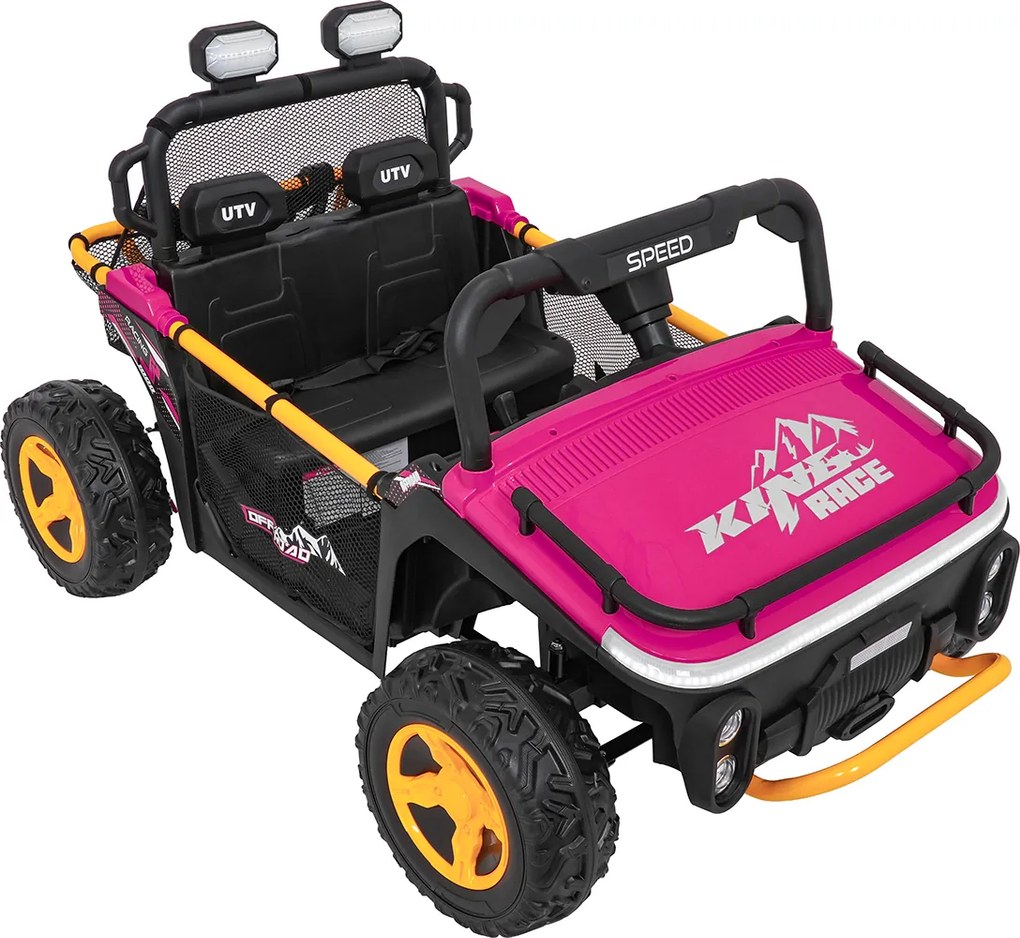 Ramiz Elektrická bugina UTV SPEED pro děti růžová