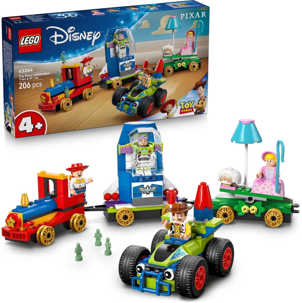 Lego - disney a pixar 43264 slavnostní vláček a autíčko z příběhu hraček 5702017814520