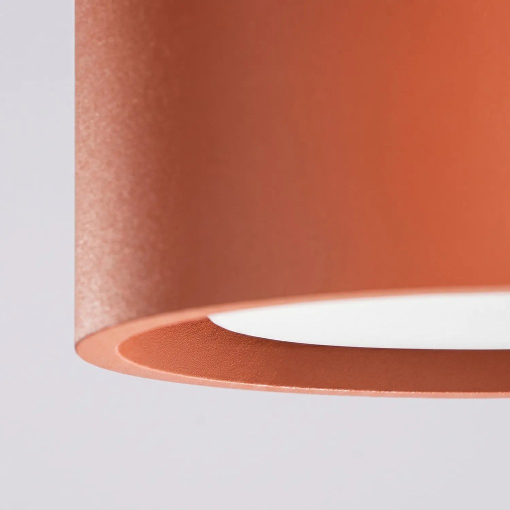 Sollux Lighting Stropní svítidlo MODO 3 okrově červené GX53