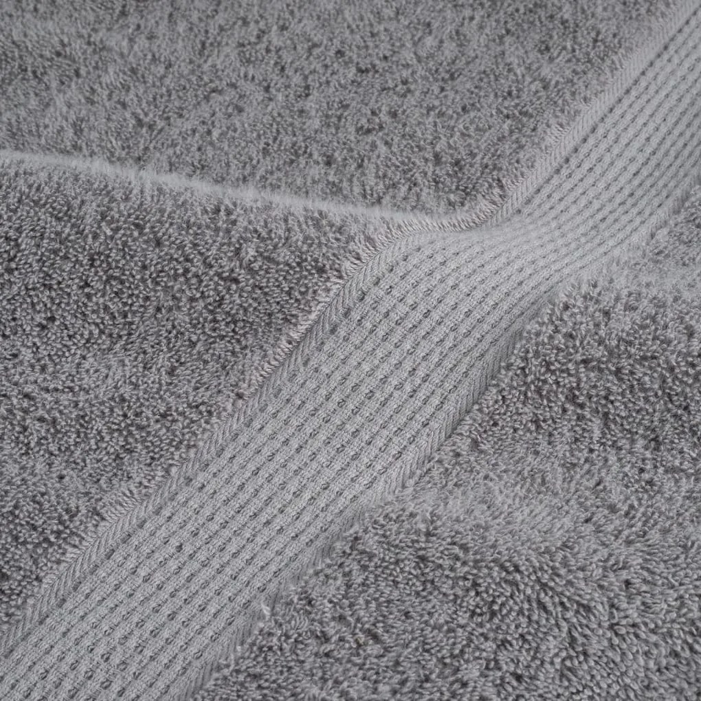 Prémiové ručníky SOLUND 10 ks šedé 50x100 cm 600 g/m² 137307