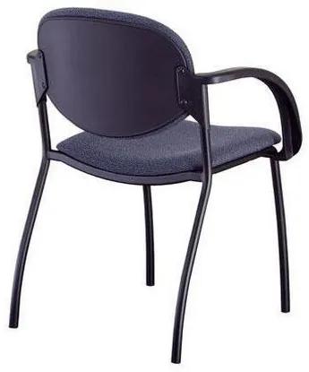 No brand  Konferenční židle Mandy Black s područkami, antracit