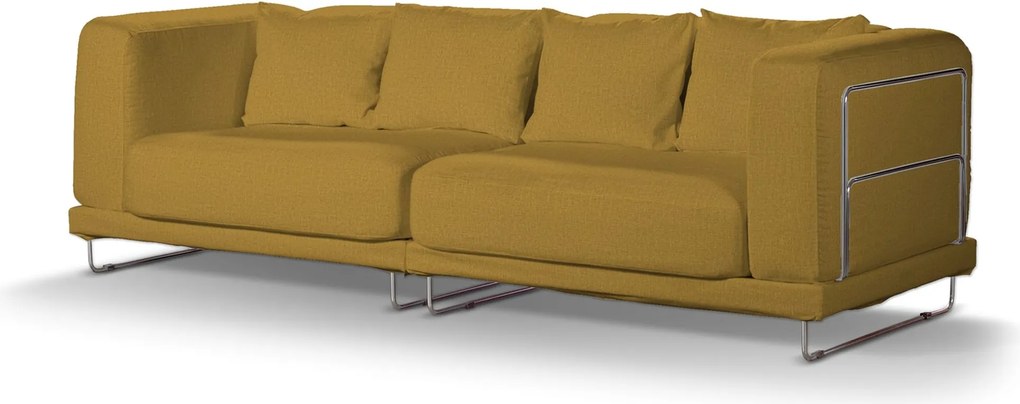 Potah na pohovku IKEA Tylösand 3-místná nerozkládací barva žlutá látka pletený vzor