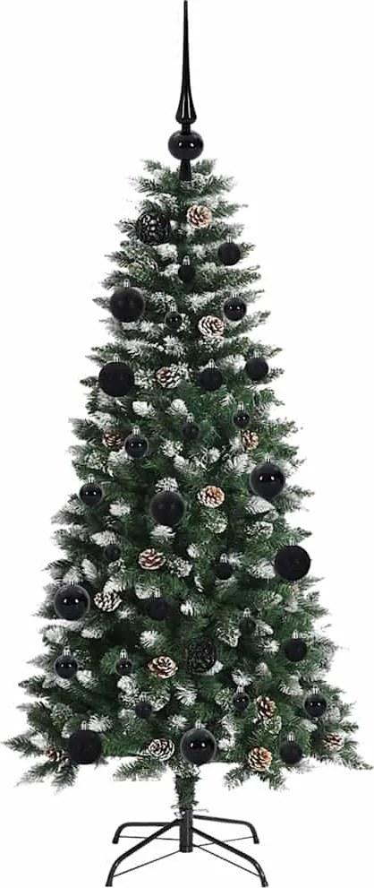 Umělý vánoční stromeček Zelená 120 cm PVC, plast a ocel 3395797