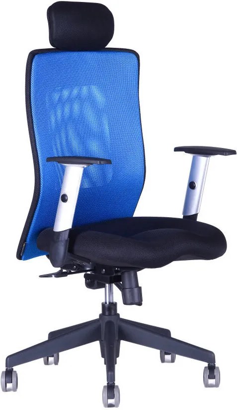 Office Pro Kancelářská židle CALYPSO XL SP4 - s podhlavníkem, 14A11, modrá