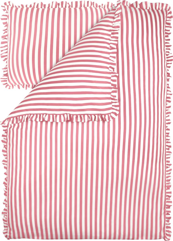 Livarno® Ložní povlečení z mikrovláknitého saténu, 140 x 200 cm, 70 x 90 cm (pruhy)