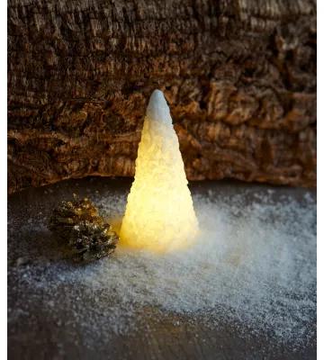 Vánoční svítící dekorace zasněženého stromku malá Sirius