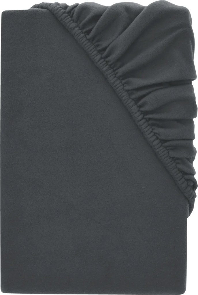 Livarno® Fleecové napínací prostěradlo, 140-160 x 200 cm (antracitová)