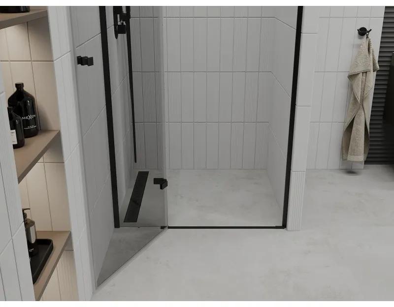 Mexen Roma otočné sprchové dveře 100 cm, Průhledné, Černá - 854-100-000-70-00