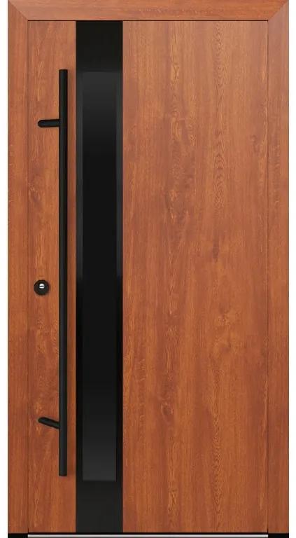 FM Turen - Feldmann & Mayer Vchodové dveře s ocelovým opláštěním FM Turen model DS34 blackline Orientace dveří: Levé, otevírání dovnitř, Dekor: Winchester, Standardní rozměr dveří včetně rámu: 100 cm x 210 cm - vnější rozměr rámu