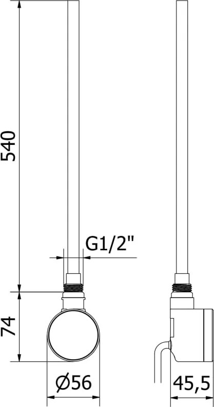 Mexen FA-D22 Elektrické topné těleso 600 W, bílá - W955-0600-20