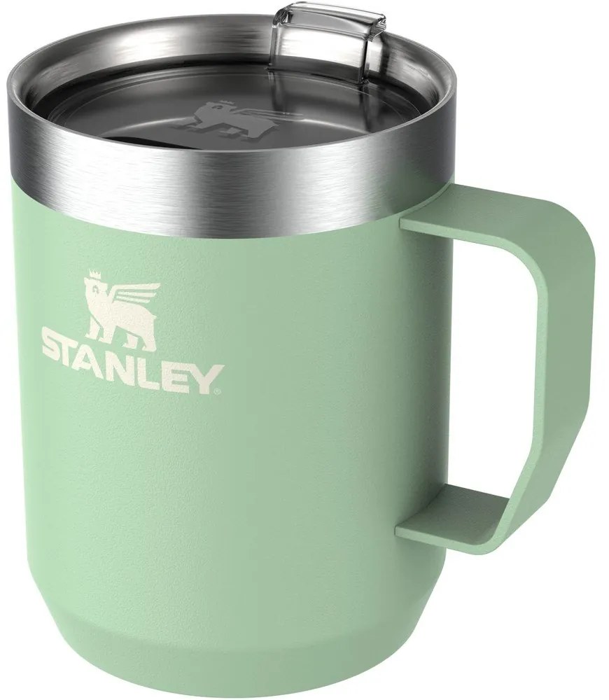Šalvějově zelený termo hrnek z nerezové oceli 230 ml Stay-Hot Camp Mug Pistachio – Stanley