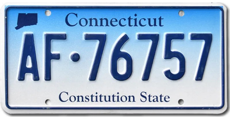 Americká SPZ Connecticut Constitution State AF-76757