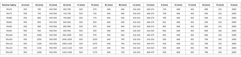 Mexen Lunar, L Duo výklopný sprchový kout 95 x 95 cm, 8mm čiré sklo, bílý profil, 834L-095L-095P-20-00