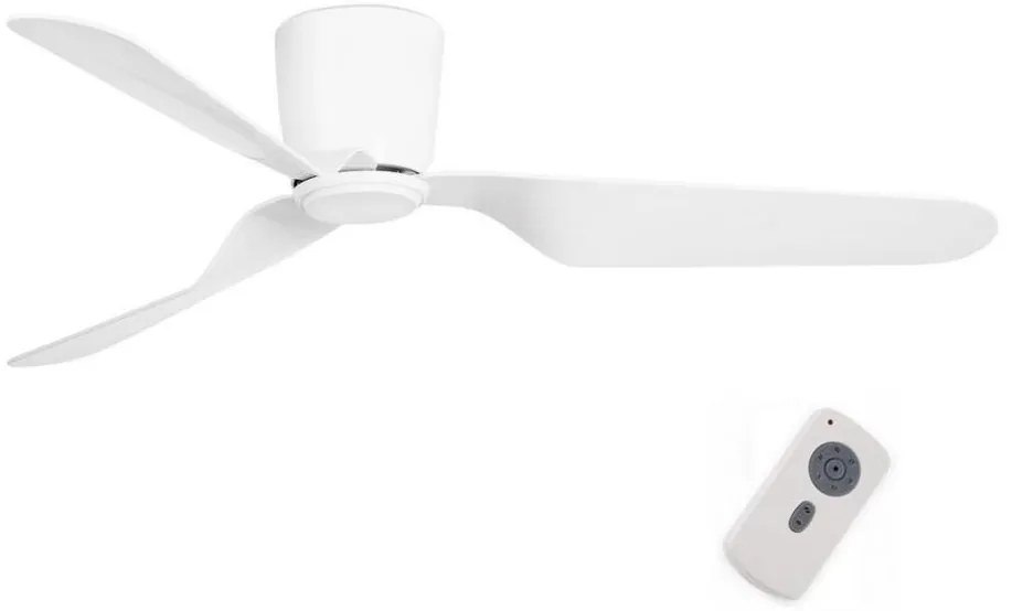 FARO Barcelona FARO 33471N - Stropní ventilátor PEMBA bílá + dálkové ovládání W-VEN33471N