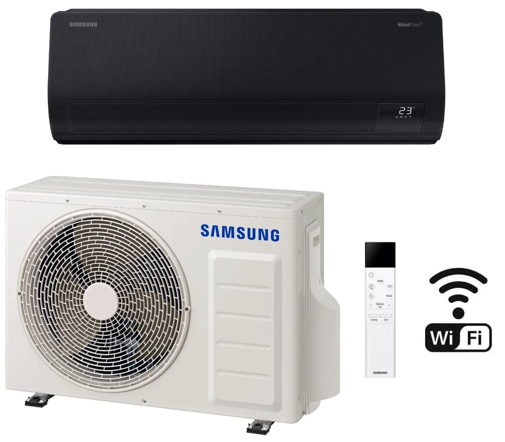 Klimatizace Samsung WindFree Avant S2 Black 3,5 kW - sestava 1+1 včetně montáže
