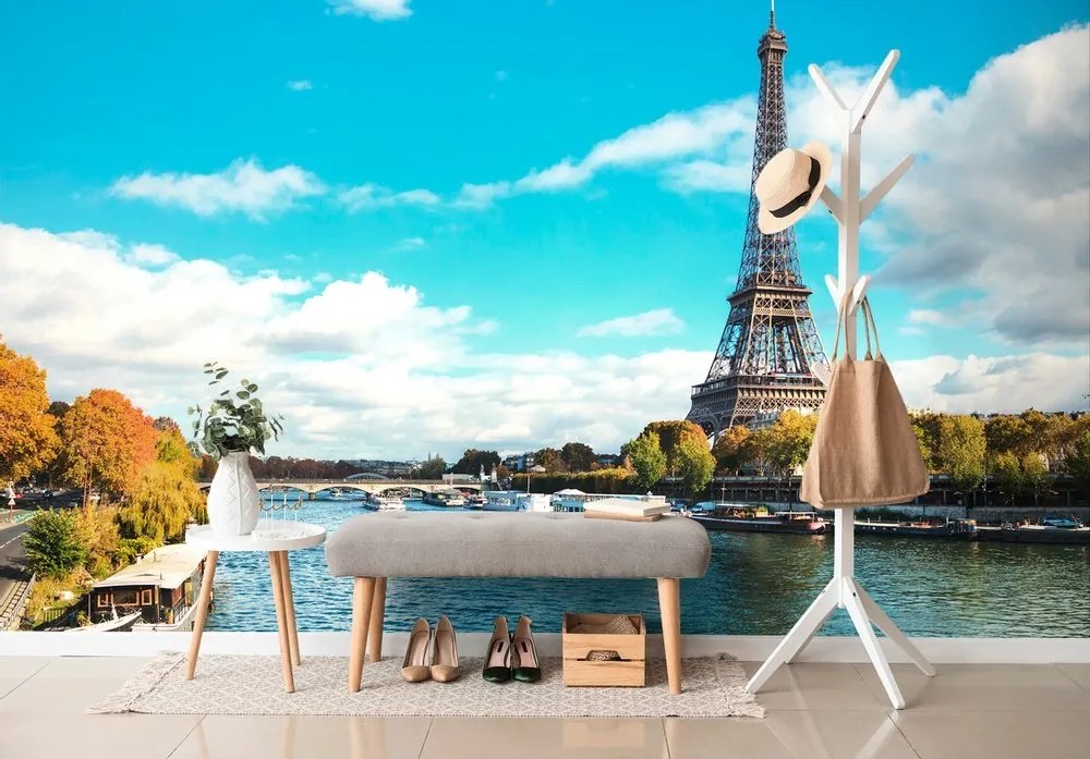 Samolepící fototapeta nádherné panorama Paříže - 300x200 cm