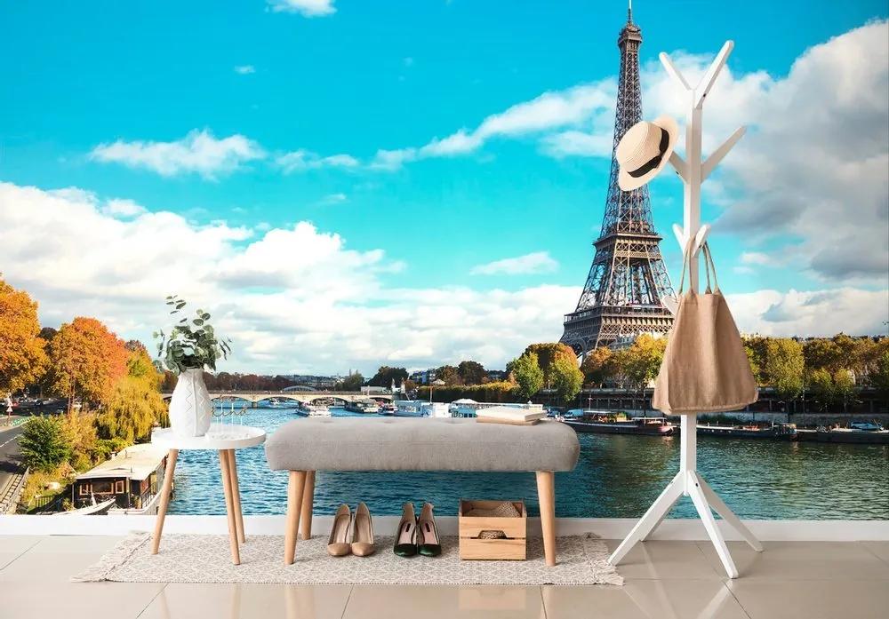 Samolepící fototapeta nádherné panorama Paříže - 375x250 cm