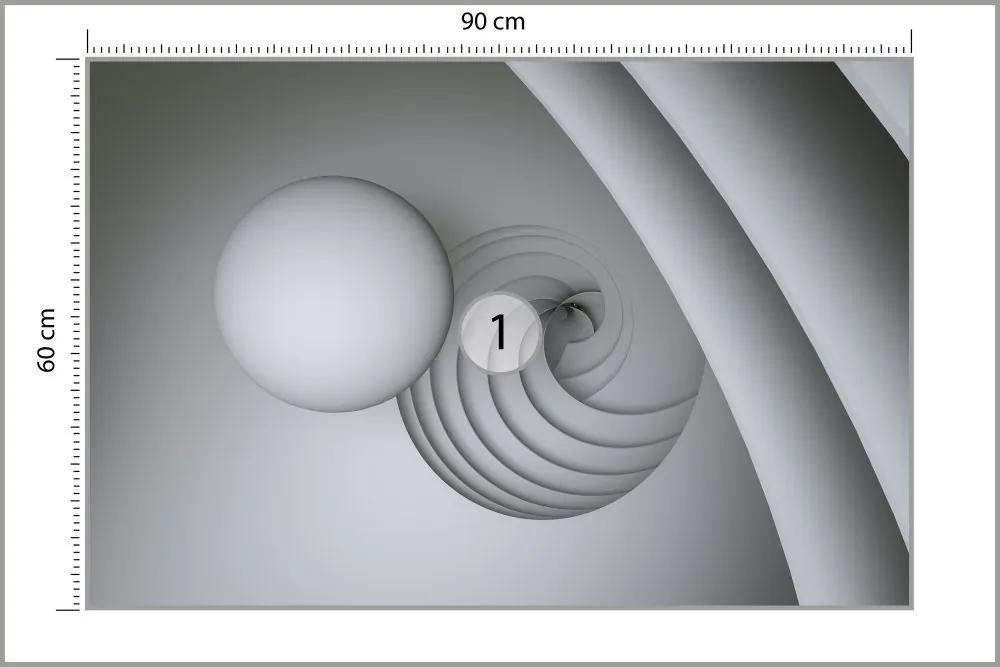 Fototapeta Optická Koule 3D Omyvatelný vlies 416x290