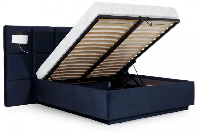 Moderní čalouněná postel MONACO 160x200 cm Solar 2