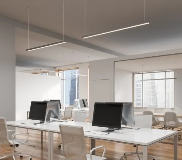 LED Stropní přisaz. závěs. svít. KOLINE LED/40W/230V 3000/4000/6500K 120 cm bílá