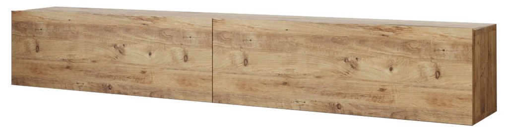 KALUNE DESIGN dřevěný TV stolek FRAM světlý 29,6x180 cm 956LCS1611