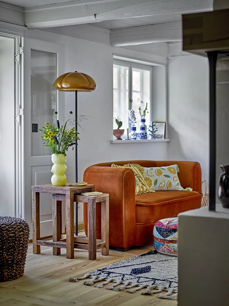 BLOOMINGVILLE Dřevěný set 2 odkládacích stolků GALEN 82064785