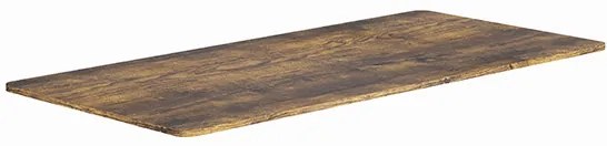 Lama Plus Deska stolu ERGODESK — 160x75x1,8 cm, laminovaná dřevotříska ořech rustikal