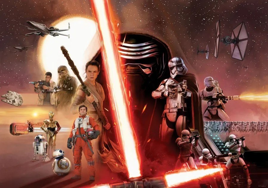 Postershop Fototapeta: Star Wars The Force Awakens (1) - 184x254 cm