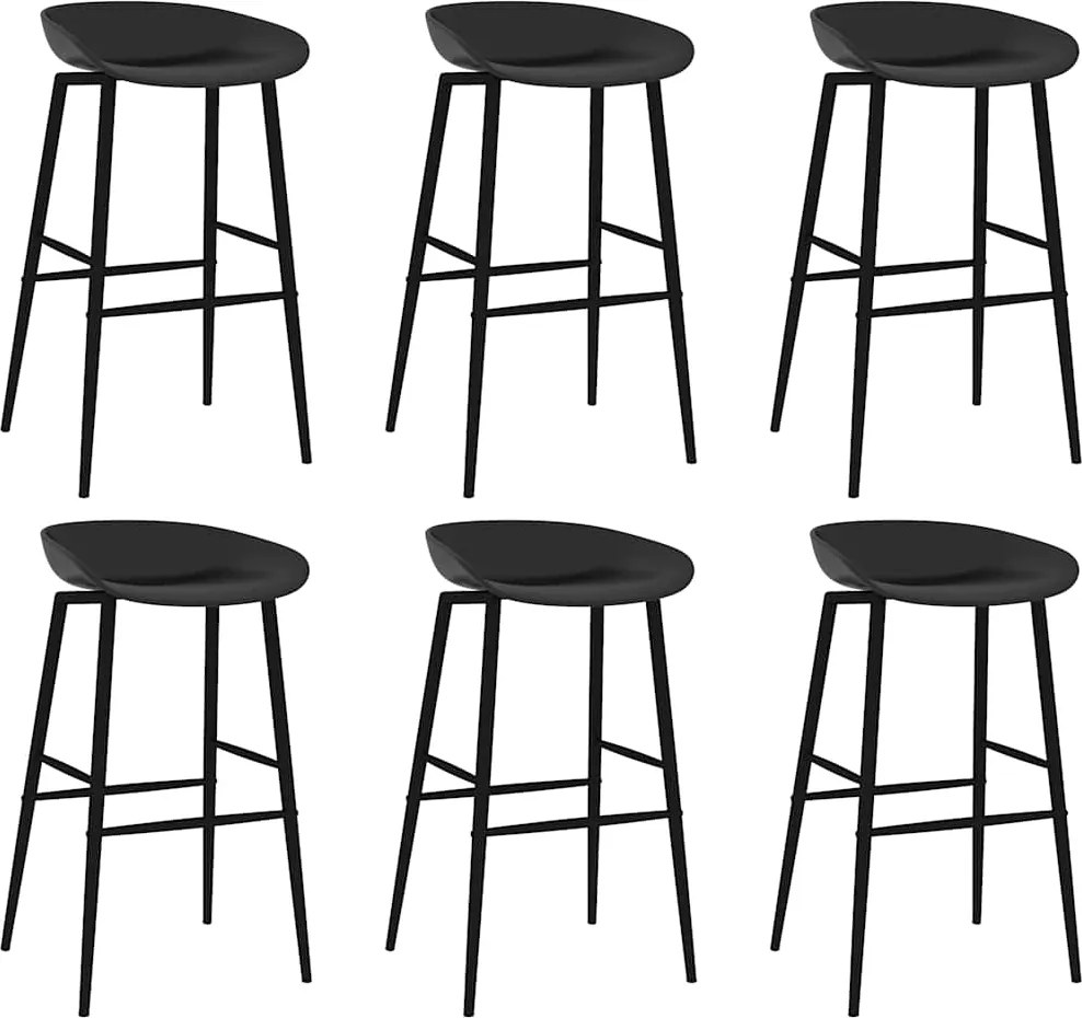 7dílný barový set černý 3057479