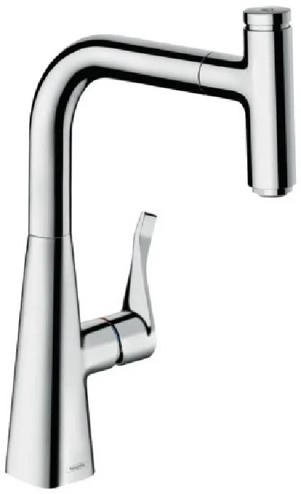 Hansgrohe M71 - Dřezová baterie M7115-H240 s výsuvnou sprškou, sBOX, chrom 73802000
