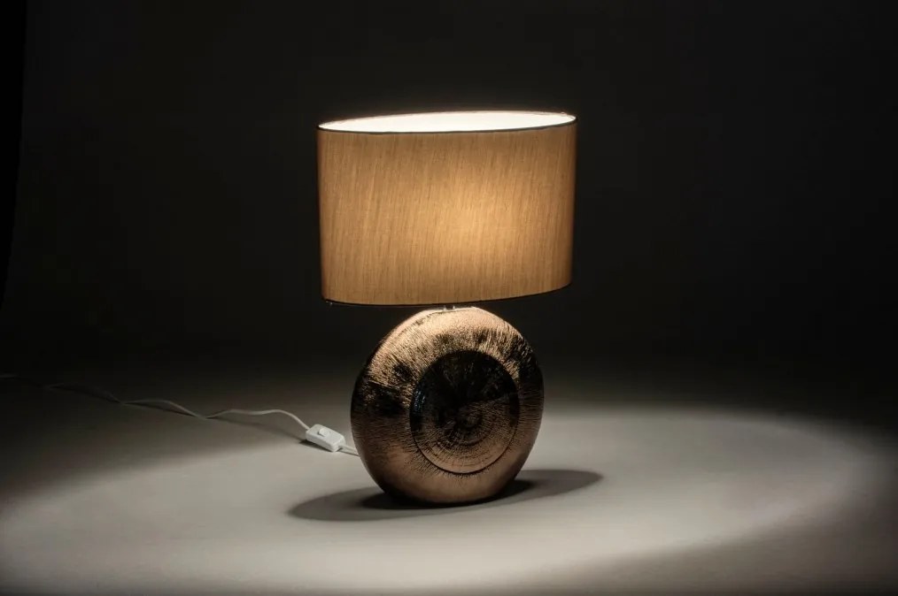 Stolní designová lampa Avrill Brown B