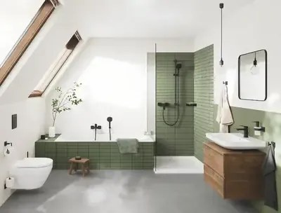 Grohe - Sprchová baterie, matná černá