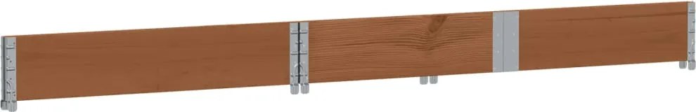 Zahradní truhlík hnědý 150x50 cm masivní borové dřevo 3295406