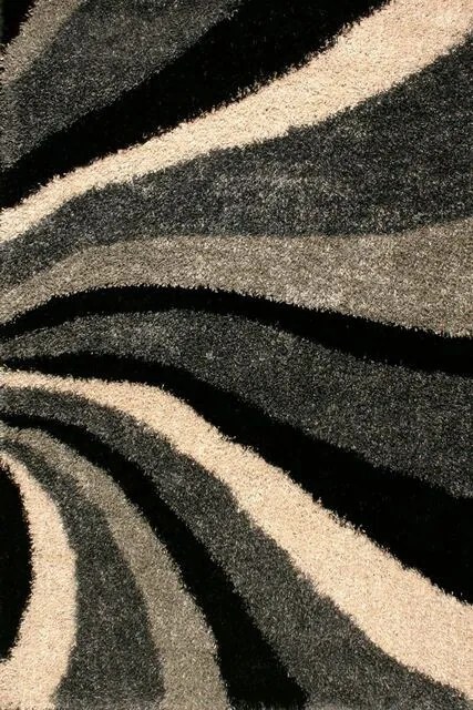 Vopi | Kusový koberec Timaru Shaggy silver - 140 x 200 cm