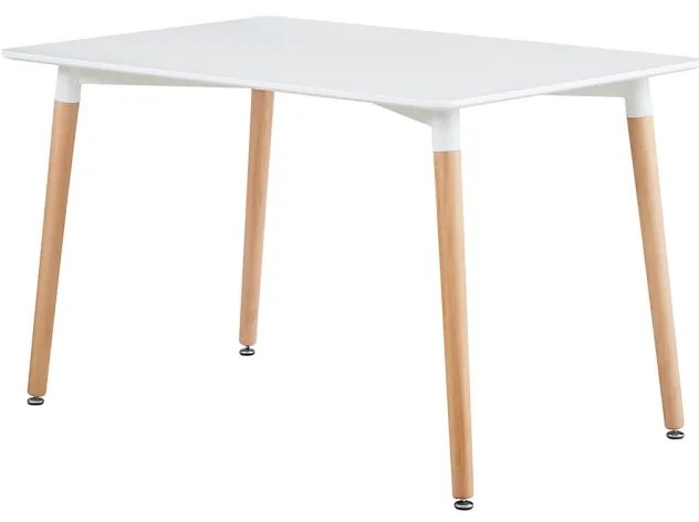 Moderní stůl Larry 120 x 80, Barva: Bílá