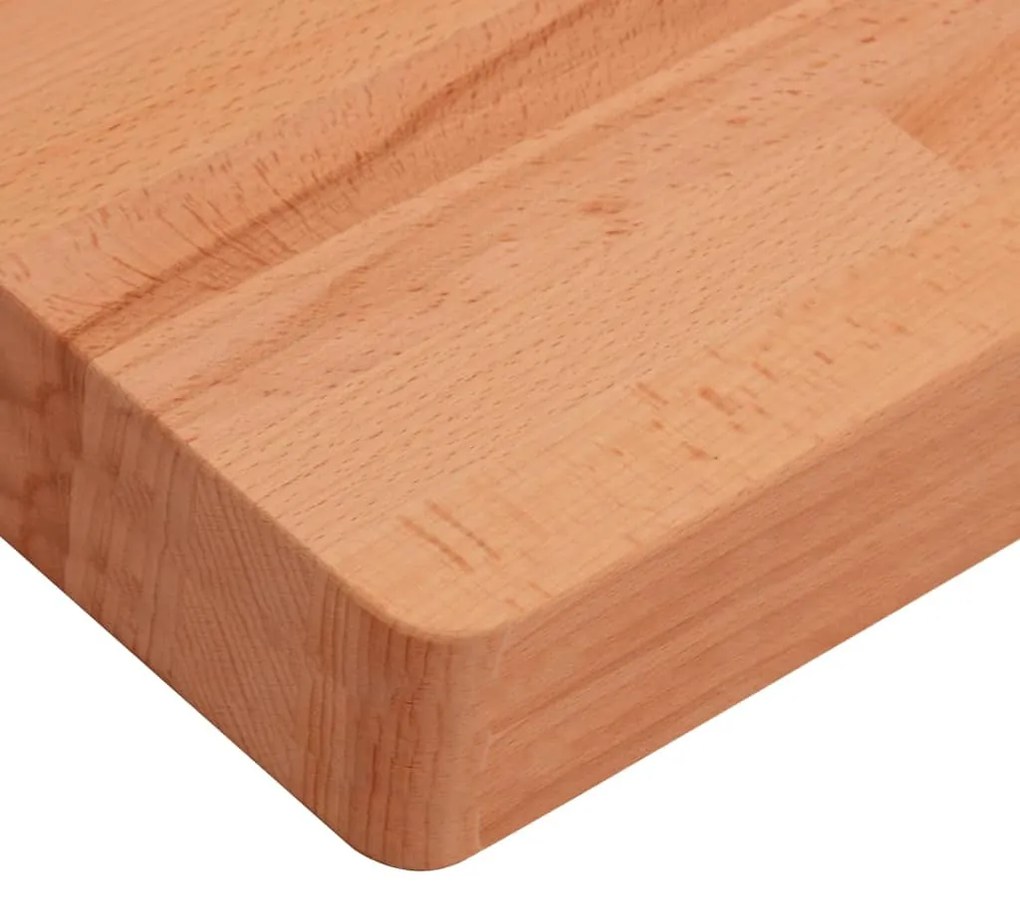 Stolní deska 70 x 70 x 4 cm čtvercová masivní bukové dřevo - Default Title