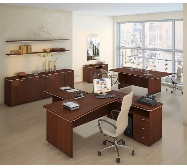 Sestava kancelářského nábytku TopOffice 5 / Driftwood