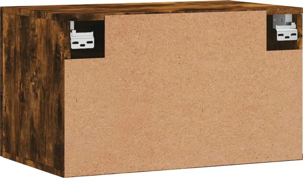 vidaXL Nástěnná skříňka 60 x 36,5 x 35 cm kompozitní dřevo [830049] Barva: kouřový dub