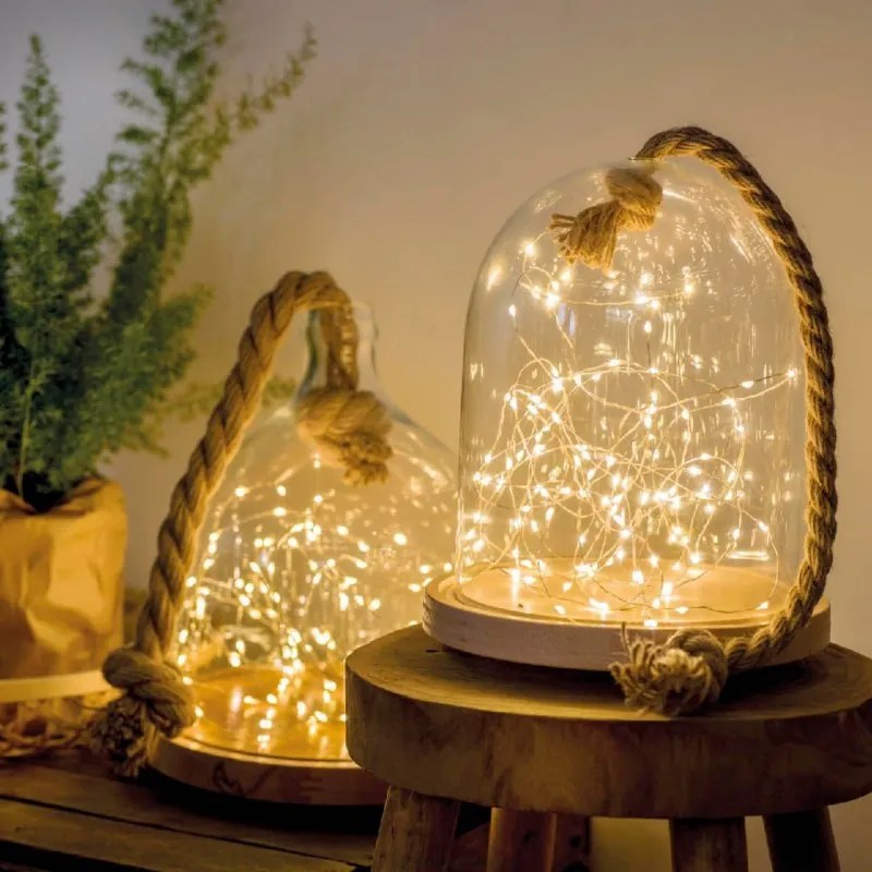 Vánoční světelný řetěz 20 LED, teplá bílá