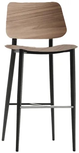 MIDJ - Barová židle JOE, kovová podnož