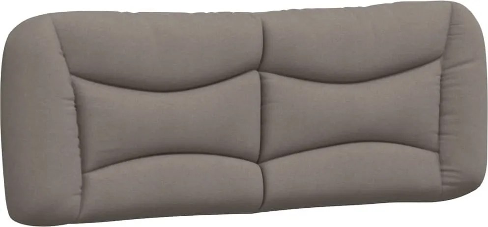 Postel s matrací Hvar taupe 180 x 200 cm textil 3208552