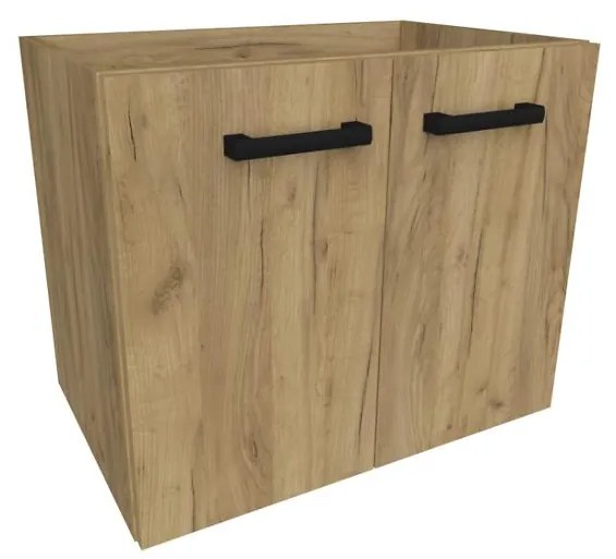 Skříňka pod umyvadlo Paris 60 cm zlatý dub