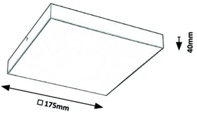 Rabalux - LED Stropní svítidlo LED/18W/230V 3000-6000K IP44 černá