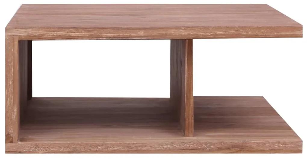 Konferenční stolek 70 x 70 x 30 cm masivní teakové dřevo,  287898