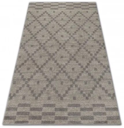 koberec SOFT 8047 RUTA BOHO, krémový, recyklovatelná bavlna ba velikost 160x220 cm | krásné koberce cz